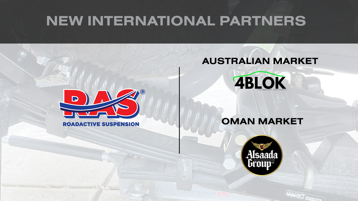 RoadActive Suspension Welcomes New Australia, Oman Partners
